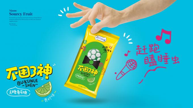 Lime Flavor Healthy Sugar Free Compressed Candy 12 Months Shelf Life