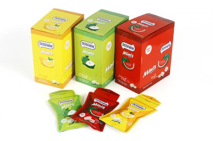 Colorful Pack Sugar Free Compress Mint Candy / Vitamin C Candy Tablets