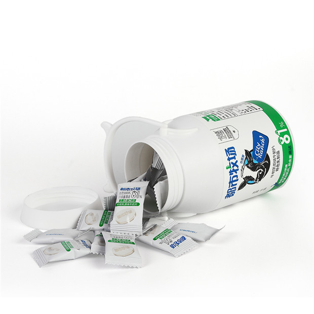 Compressed Milk Tablet Blueberry Taste Prebiotics Milk Powder Candy