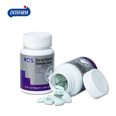 Zinc And Selenium Dietary Supplement Supplier FIZZY Taste Chewable Tablets