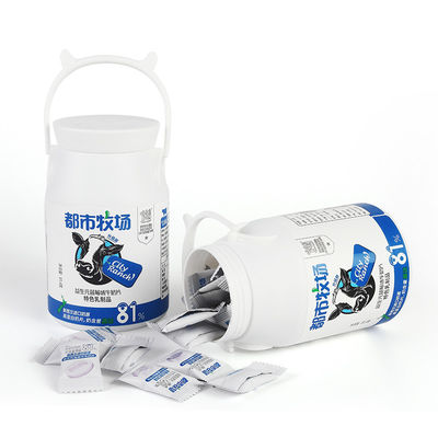 MUI Blueberry Flavor Chewy Milk Candy With Probiotics