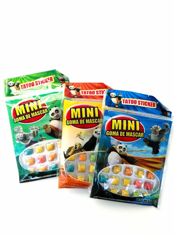 Delicious KungFu Panda Sweet and sour candy with colorful outlook