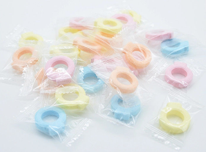 4g Diamond Shape Ring Compressed Candy Individual Packing Packed In Jar