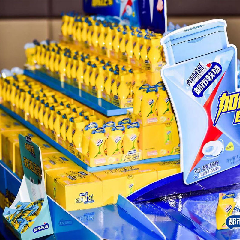 World'S 1st Super menthol Compressed Mint Candy With Fruit Filling