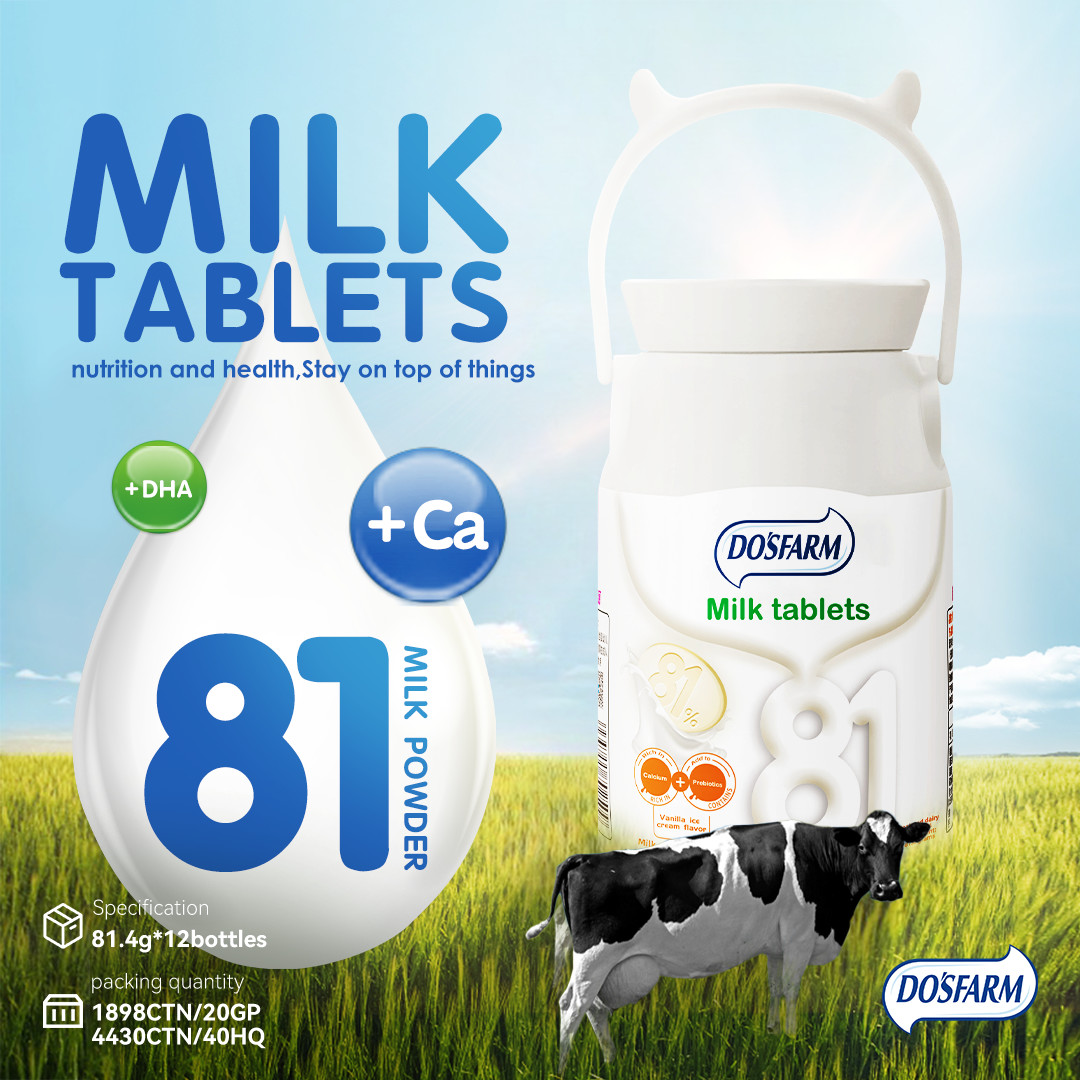 Do's Farm Kids' Growing Up Lovely Jar Milk Tablets With 81% New Zealand ...