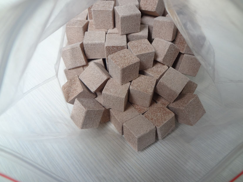 Large Sugar Cubes / Cube Shaped Candy Crispy Feeling Green Snack Foods