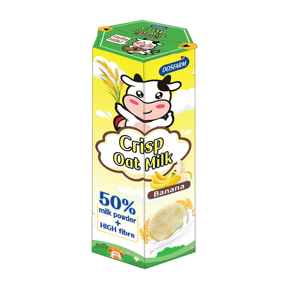 Banana Chewy Milk Candy Healthy High Fiber Milk Crisps DIY Fruit Flavor ...
