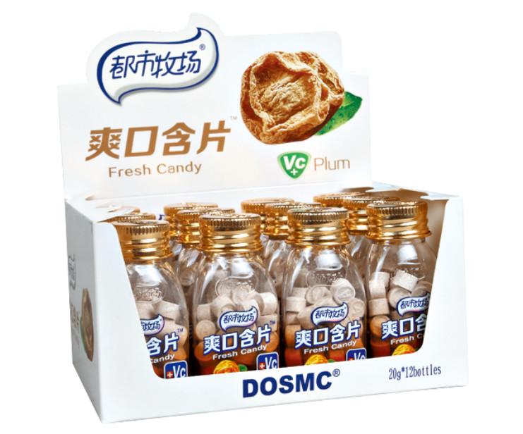 OEM Available Plum Candy Sour & Sweet Chewable Tablets Taste Good for ...