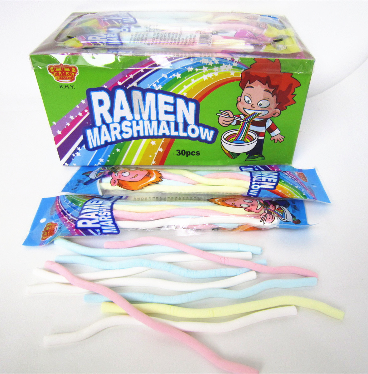 Noodle Ramen Shape Marshmallow Soft Sweet HALAL Candy