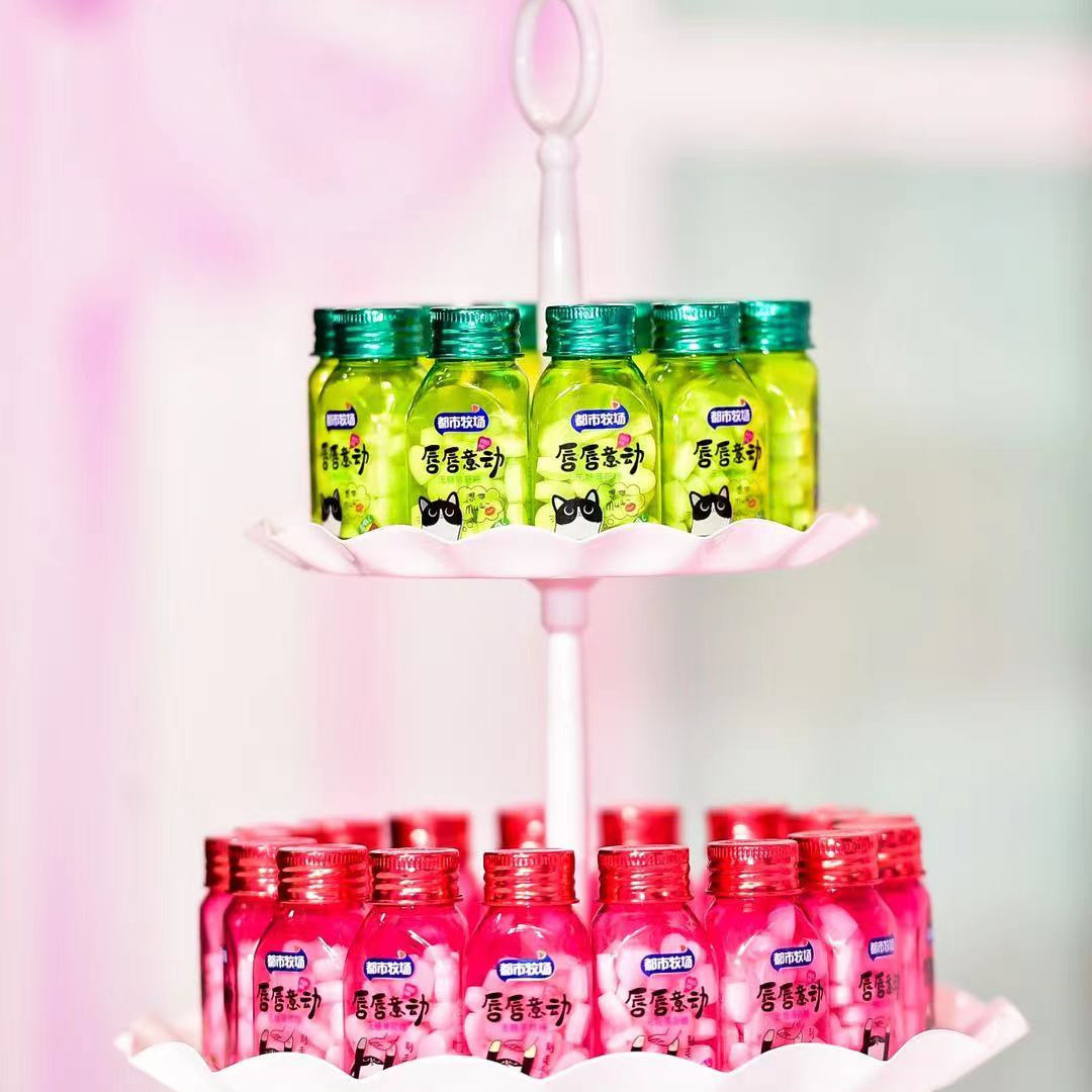 Classic Triangle Transparent Bottle Mint Candy Zero Sugar